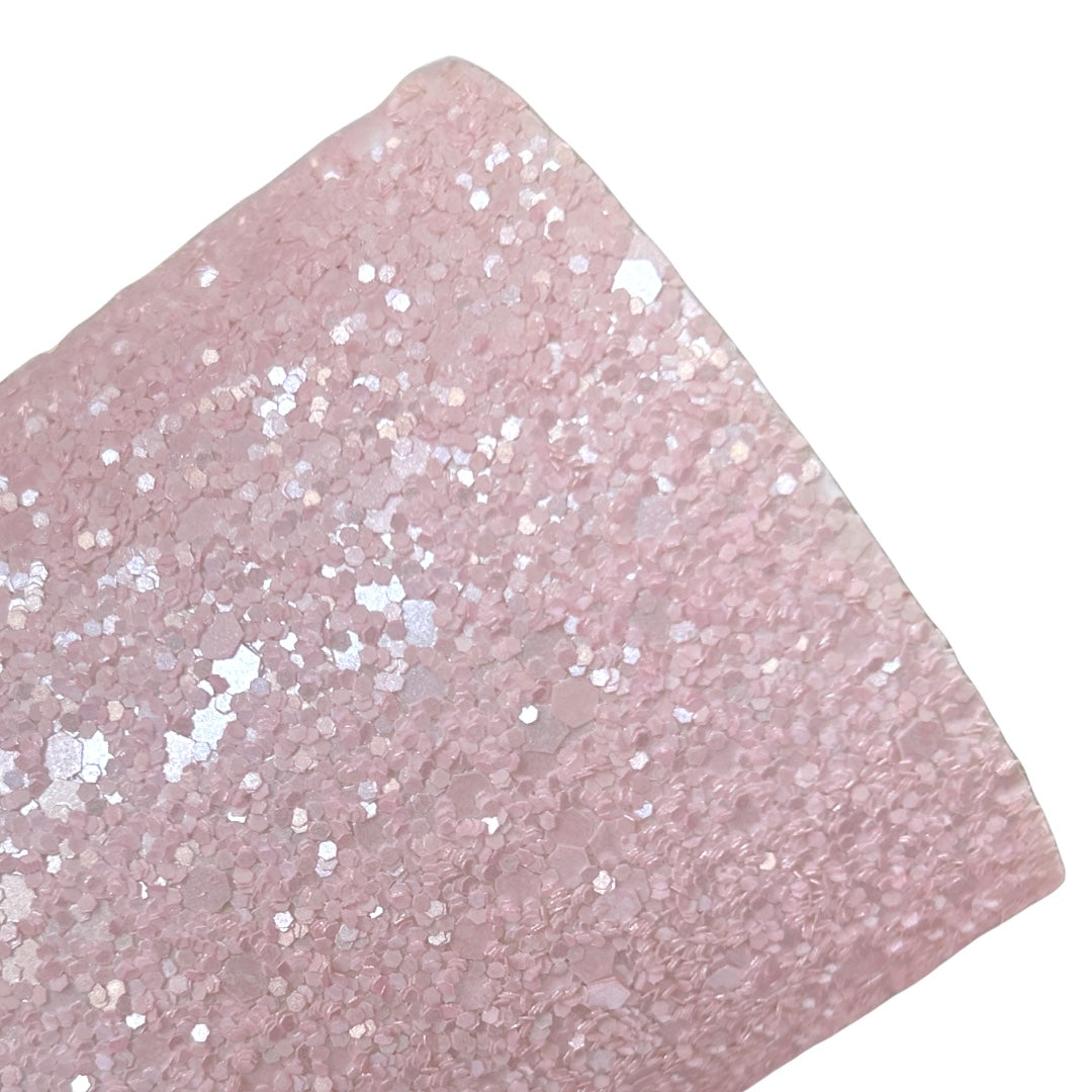 Powder Pink Pastel Chunky Glitter Sheets – Bow'd It - Craft Supplies