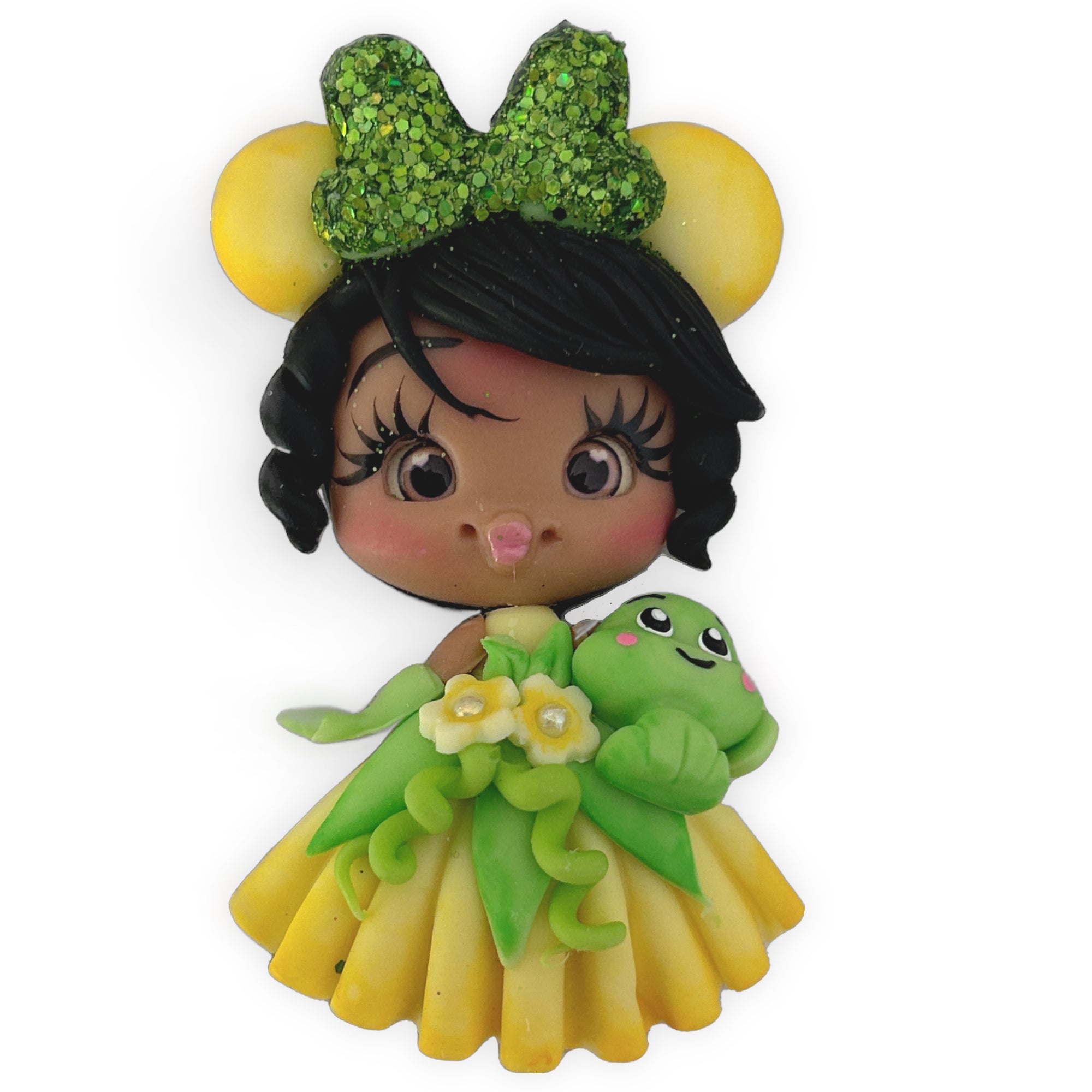 Frog Princess Series 2 Clay Embellishment – Bow'd It - Craft Supplies